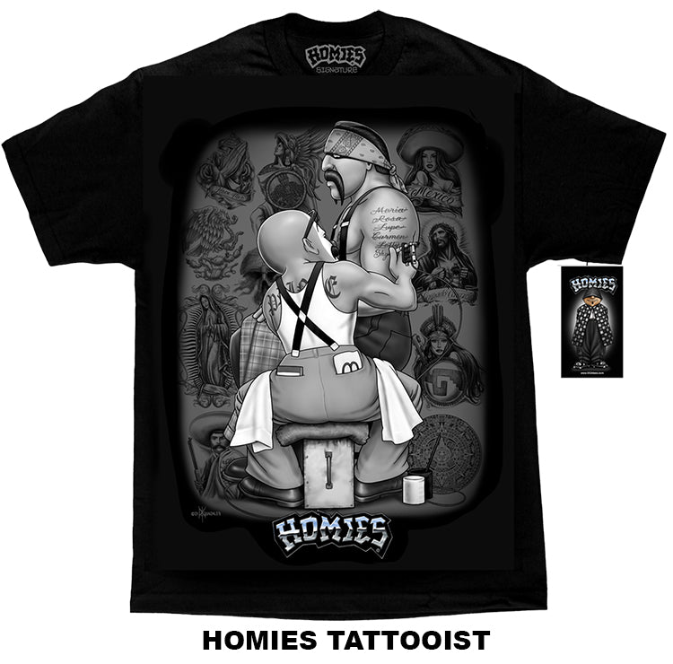 DGA HOMIES TATTOOIST MENS TEE - T Shirt Mall LLC. DGA HOMIES TATTOOIST